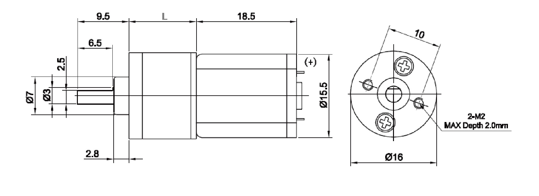 16mm LS-16GA030 Dc Gear Motor, Geared Dc Motor-NINGBO LEISON MOTOR CO LTD