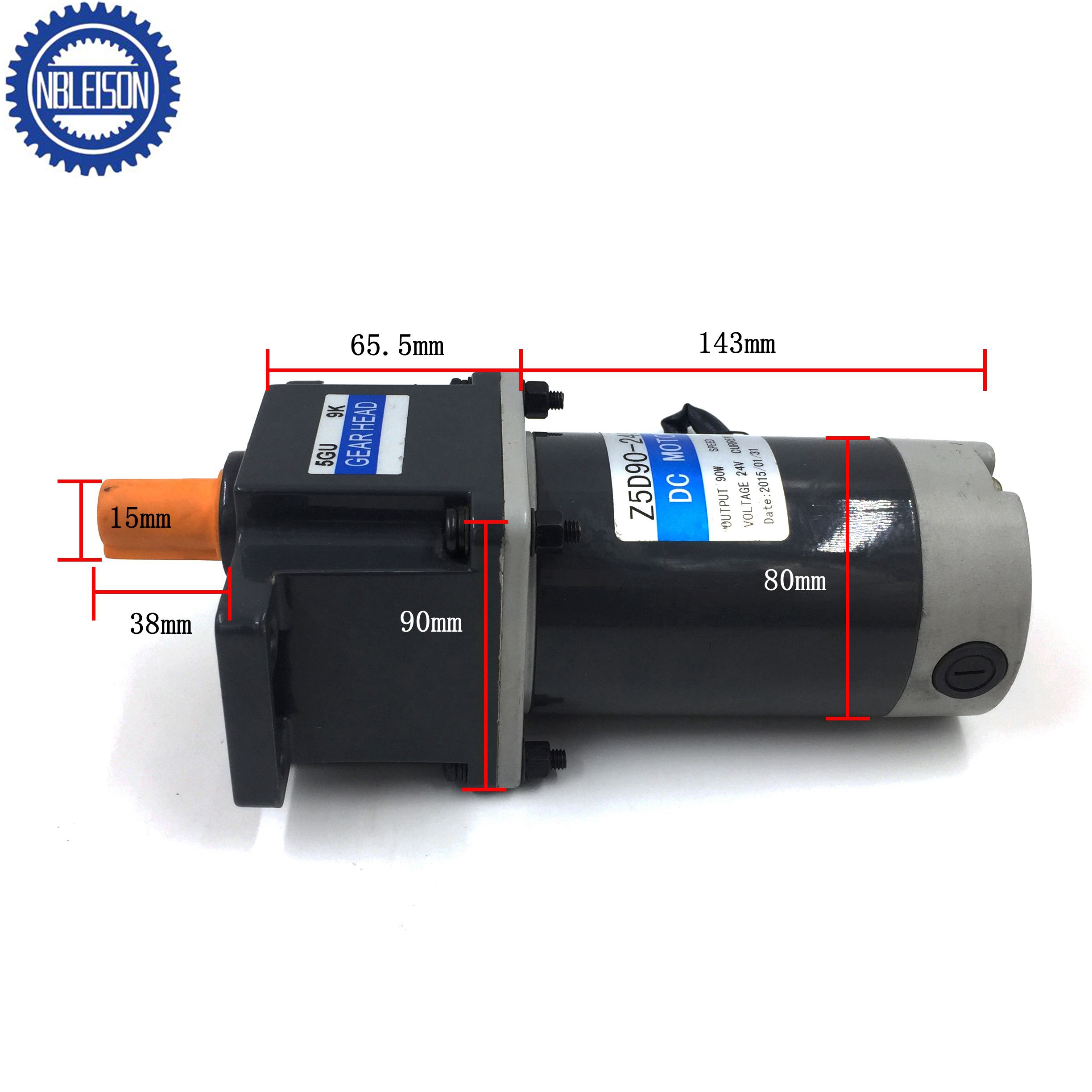 90W Dc Gear Motor -NINGBO LEISON MOTOR CO LTD